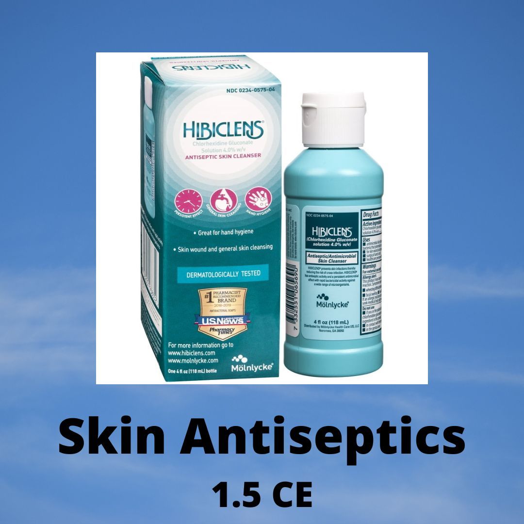 Skin Antiseptics - Topical Dermal Antiseptics Comparison Training Vide ...